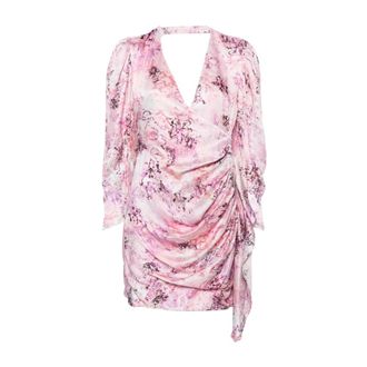 Iro Rosa Schlangenhaut Wickelkleid - - Dresses - Damen - Rosa - M