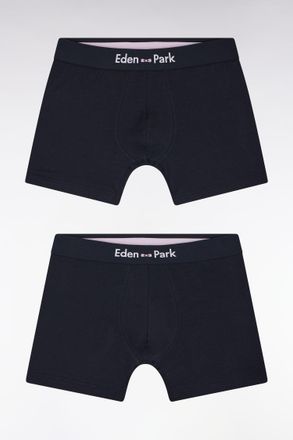 Eden Park Lot De Deux Boxers En Jersey De Coton Stretch Marine