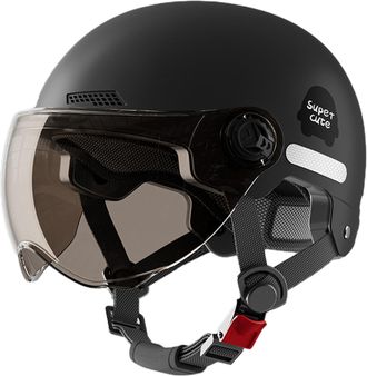 Generic Multisport-Motorradhelm - Halbgesichtsschutzm&uuml;tze, Urban Riding Gear | Bel&uuml;ftetes Innenfutter, sto&szlig;d&auml;mpfendes Aufpralldesign, vielseitiges Roller-Moto