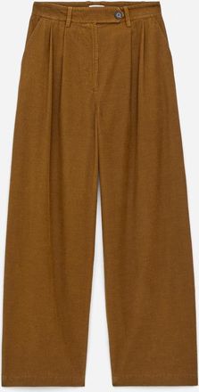 Arket Cordhose Mit Hohem Bund -Gelb