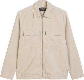 Marc O'Polo Herren Hemdjacke aus Bio-Baumwolle