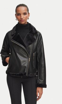 Rinascimento Rinascimento Kunstfellmantel CFC0127149003 Schwarz Regular Fit