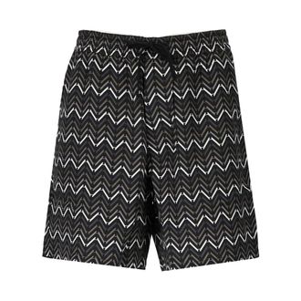 Emporio Armani Multicolor Bermuda Shorts - - Shorts - Herren - Schwarzk - M