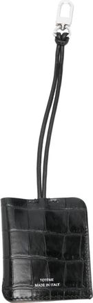 Toteme porte-cl&eacute;s &agrave; design emboss&eacute; - Noir