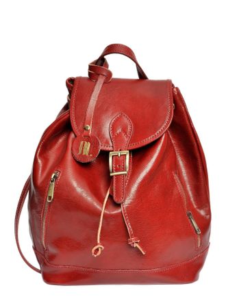 Anna Luchini Rot Rindsledertasche