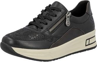 Rieker Chaussures à Lacets N8114 pour Femme, Noir, 39 EU