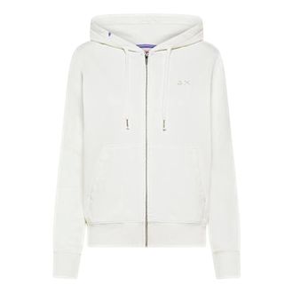 Sun 68 Damen, Sweatshirts & Hoodies, Wei&szlig;, LGr&ouml;&szlig;e