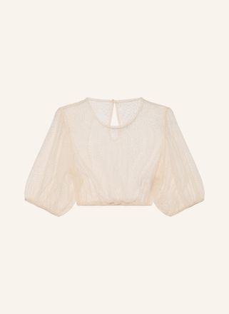 Spieth & Wensky Dirndlbluse Karibik Aus Mesh weiss