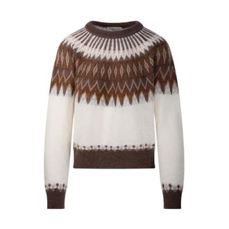 Roberto Collina Femme, Pulls, Multicolore, Taille: 40 FR Pulls &agrave; col rond