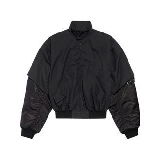 Balenciaga Herren, Jacken, Schwarzk, LGr&ouml;&szlig;e