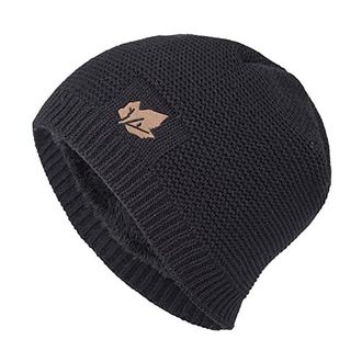 Generic 2026 Nouveaux Hommes Unisexe Solide Chapeau Tricot&eacute; Hiver Chaud Tricot Chapeau, Noir, Taille unique