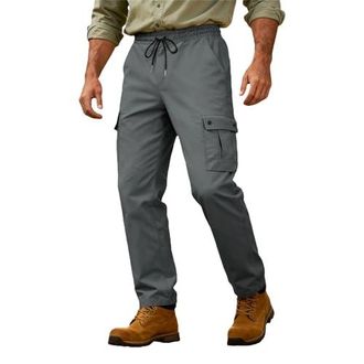 Generic Pantalon de randonn&eacute;e pour homme - Pantalon dext&eacute;rieur l&eacute;ger pour homme - Imperm&eacute;able - S&eacute;chage rapide - Pantalon de travail - Pantalon de camping - P