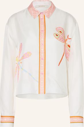 Herzen&rsquo;s Angelegenheit Herzens Hemdbluse Aus Seide weiss