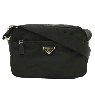 Prada Sac bandouli&egrave;re Pochette Pre-owned - Femme - Pre-owned - Noir - Taille: ONE Size