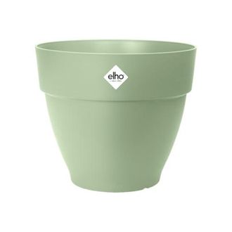 ELHO Vibia Campana Rund 47 - Blumentopf f&uuml;r Au&szlig;en - &Oslash; 47.0 x H 40.4 cm - Gr&uuml;n/Pistazien Gr&uuml;n