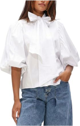 Est'seven Femme, Blouses et Chemises, Blanc, Taille: 40 FR Guinevere Blouse