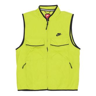 Nike Technische Gewebte Weste Heller Kaktus - - Sport - Herren - Gelb - M