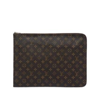 Louis Vuitton Pre-owned Poche Documents Portfolio - Femme - Pre-owned - Brun - Taille: ONE Size