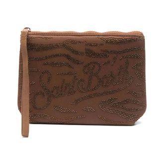 MC2 Saint Barth Femme, Sacs, Brun, Taille: ONE Size Aline Strass Clutch