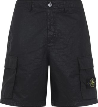 Stone Island Homme, Shorts, Noir, Taille: W30 Bermuda Shorts