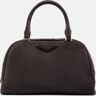 Givenchy Tote Bag Antigona East-West Medium aus Veloursleder