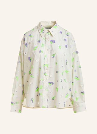 Essentiel Hemdbluse Jimena Mit Pailletten Und Stickereien gruen