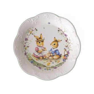Villeroy & Boch Spring Fantasy, Schale mittel, Picknick, 25x25x4cm, Premium Porzellan, Bunt
