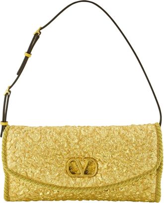 Valentino Garavani Femme, Sacs, Jaune, Taille: ONE Size DeVain Small Shoulder Bag