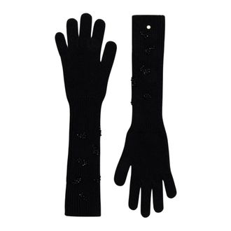 A|X Armani Exchange Gants en maille - Femme - Accessoires - Noir - Taille: M/L