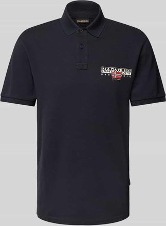 Napapijri Slim Fit Poloshirt mit Label-Print Modell AYLMER