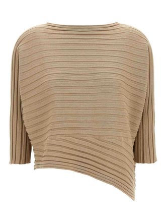 Issey Miyake Top - Beige
