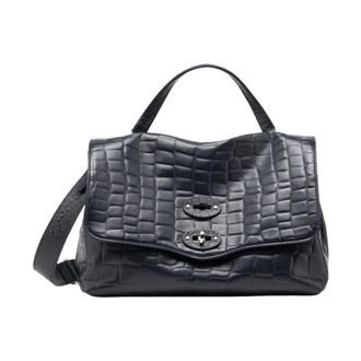 Zanellato Postina Foulard 70 Small - Femme - Sacs - Bleu - Taille: ONE Size