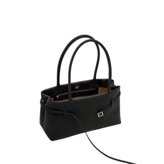Manu Atelier East West Shoulder Bag - Black