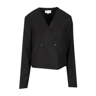 Loulou Studio Femme, Vestes, Noir, Taille: 40 FR Malli Blazer Court
