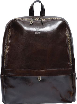 Anna Luchini Kastanienbraun Rindsledertasche