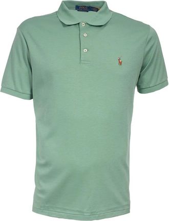 Polo Ralph Lauren Homme, Tops, Vert, Taille: S Polo en coton stretch