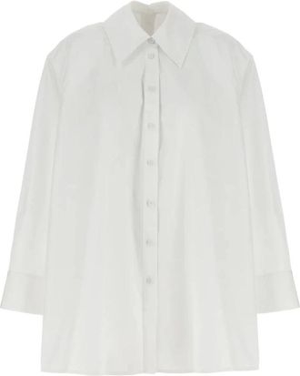 Jil Sander Femme, Blouses et Chemises, Blanc, Taille: 36 FR Chemise Oversize &agrave; Manches Longues
