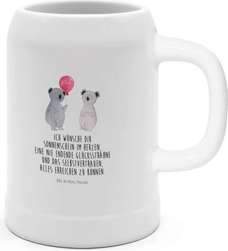 Mr. & Mrs. Panda Bierkrug Koala Luftballon - Geschenk, Keramikkrug, Geburtstag, Sommerfest, Party, Oktoberfest, Ma&szlig;krug, Krug