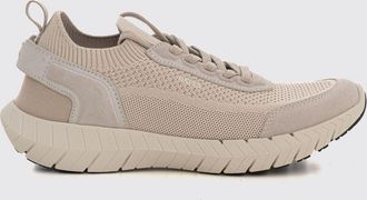 HUGO BOSS Motion Sneakers aus Strick und Wildleder mit Gummisohle