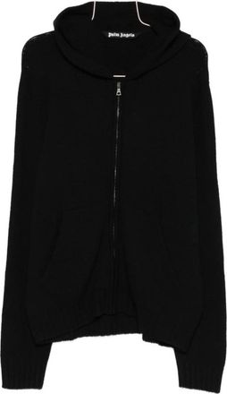 Palm Angels Homme, Sweatshirts et sweats à capuche, Noir, Taille: M SweaT-shirt Noir et Rouge Aw25