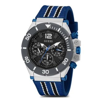 Guess Quarz-Analoguhr mit 12/24-Stunden-Funktion - - Accessories - Damen - Schwarzk - ONE SIZE