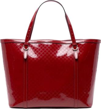 Gucci sac porté épaule Microguccissima Nice (2016-2025) - Rouge