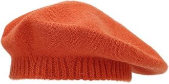 Generic Bonnet Femme Uni Laine Tricot&eacute;e B&eacute;ret Chaud, Teinte D&eacute;contract&eacute;e, et Bonnet dhiver Bonnet Femmes Rouge, RD1, M