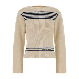Balenciaga Damen, Strickwaren, Beige, SGr&ouml;&szlig;e