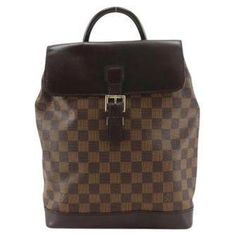Louis Vuitton Pre-owned Soho Damier Canvas Rucksack - - Pre-owned - Damen - Braun - ONE SIZE