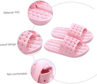 BESTONZON Sandales de Massage pour Intérieur Homme Femme Légères et Durables Design Ajouré Respirant Pantoufles Ouvertes Confortables pour Maison