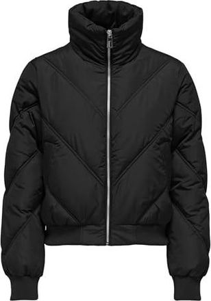 Only Onltamara Veste matelass&eacute;e CC OTW Tampon, Noir, L Femme
