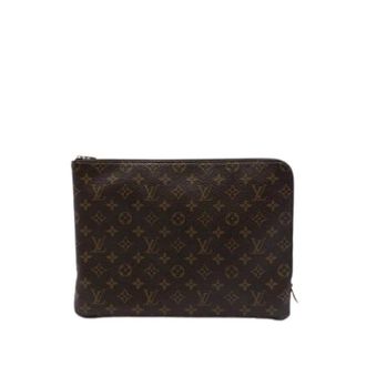 Louis Vuitton Pre-owned Etui Voyage MM - Femme - Pre-owned - Brun - Taille: ONE Size