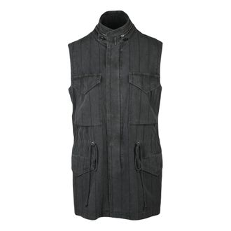 Yohji Yamamoto Gilet - Femme - Vestes - Gris - Taille: 38 FR