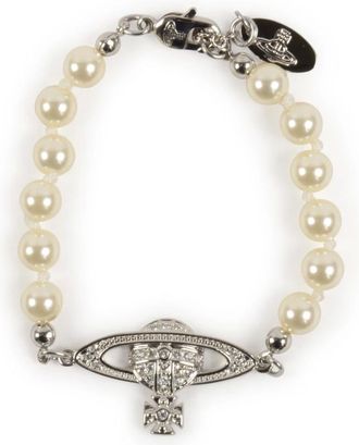 Vivienne Westwood Femme, Accessoires, Gris, Taille: ONE Size Bracelet Mini Bas Relief